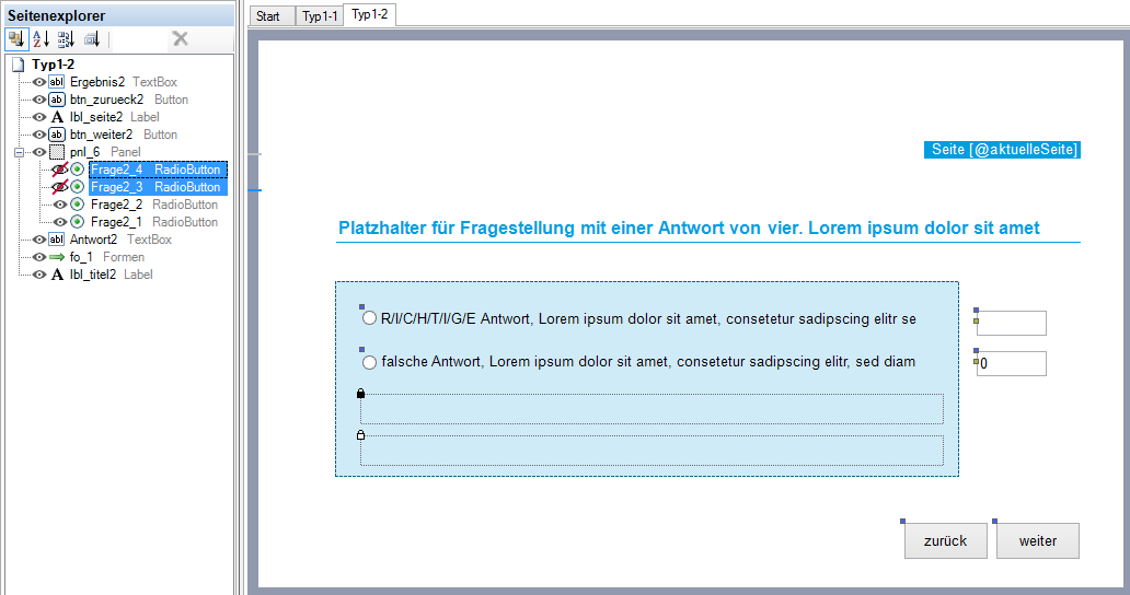 Controls ausblenden im MASKITO FormDesigner: Designübersicht und Anpassung erleichtern | Das ...